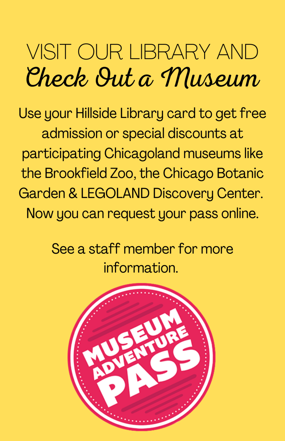 Hillside Public Library — Check out the possibilities