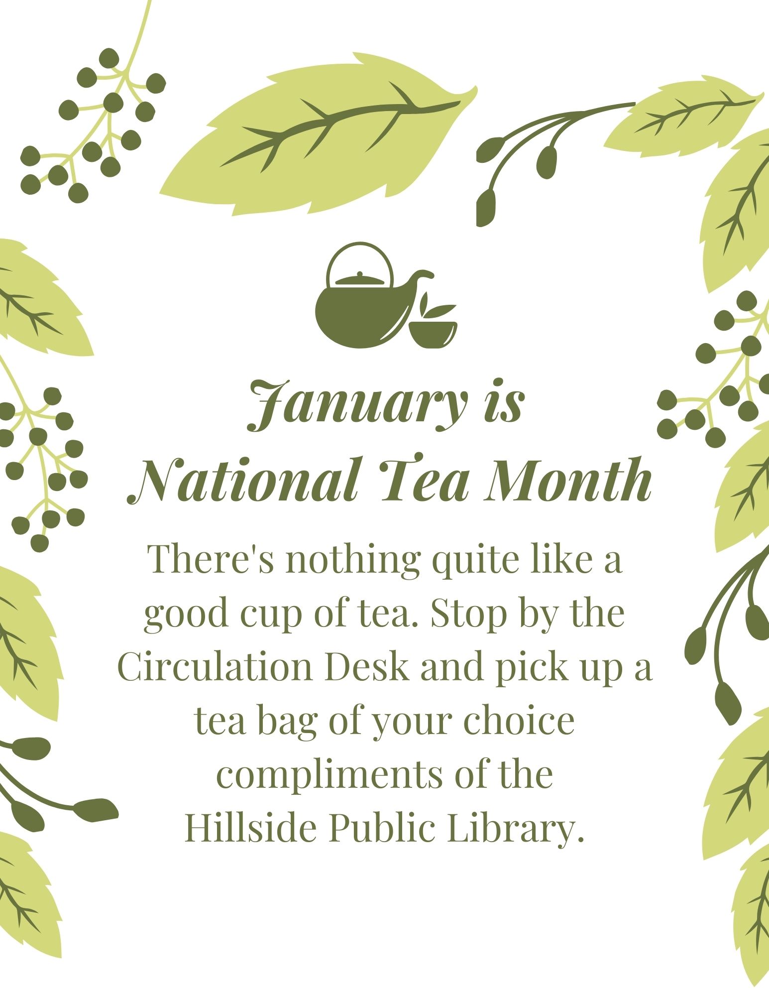 Hillside Public Library — Check out the possibilities